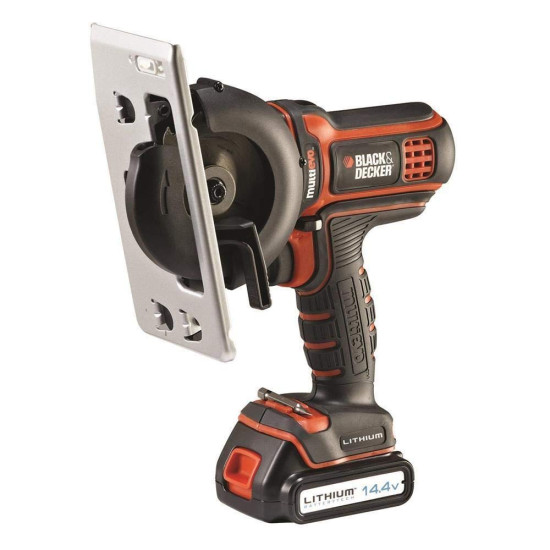 BLACK DECKER MTTS7 14.4V 3.4 Amps Multi Evo Trimsaw Attachment Compatible with BLACK DECKER Multi Evo Drill Ideal for Cutting Into MDF Plywood